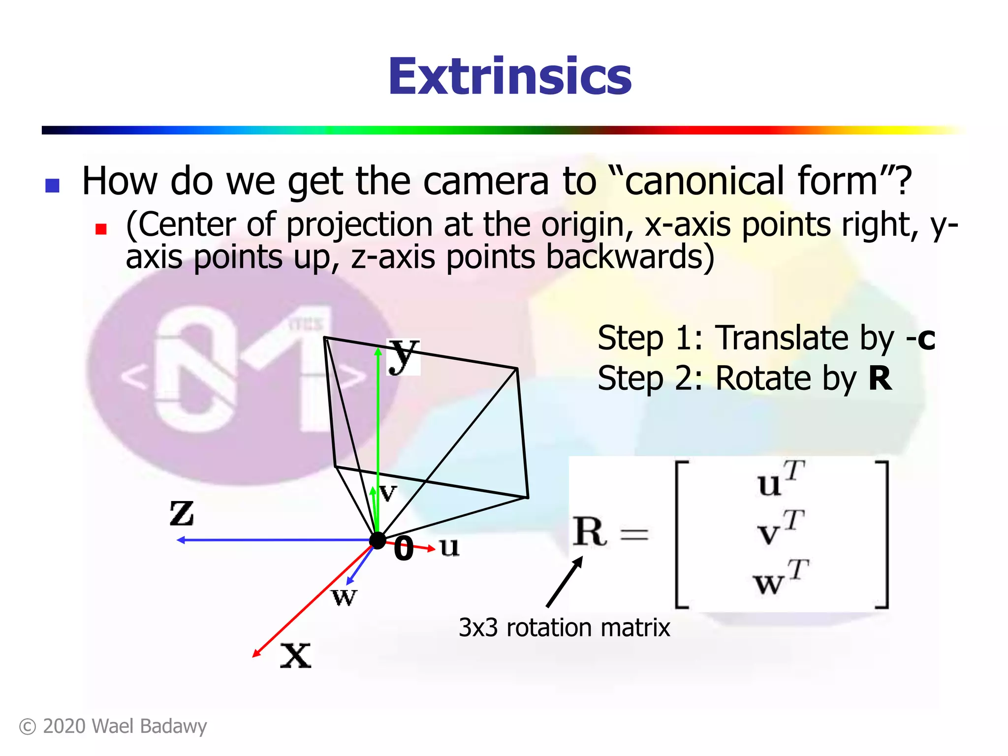 Computer Vision Cameras | PPTX