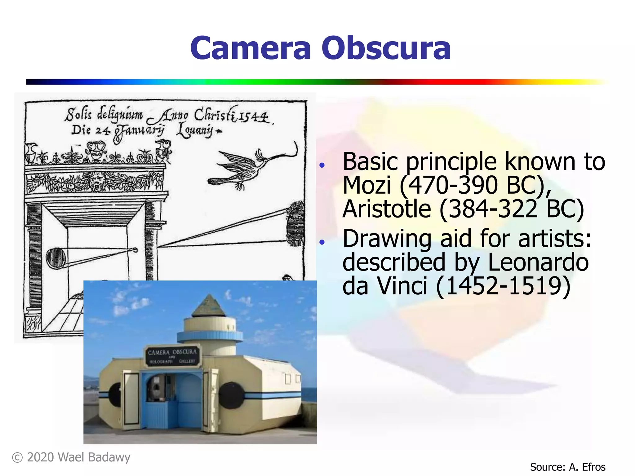 Computer Vision Cameras | PPTX