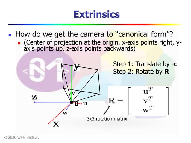 Computer Vision Cameras | PPTX