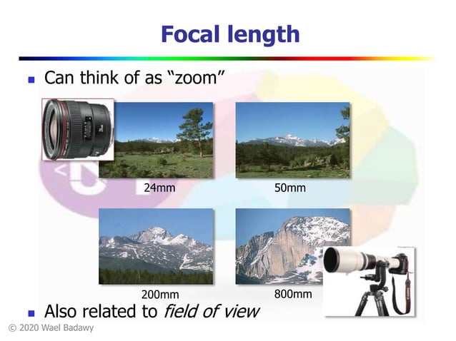 Computer Vision Cameras | PPTX
