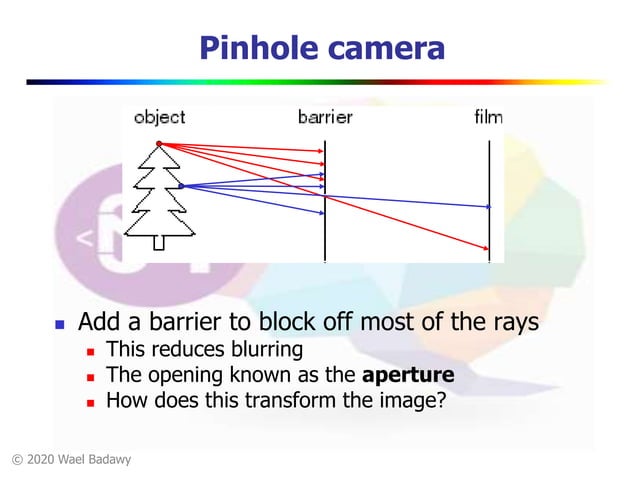 Computer Vision Cameras | PPTX