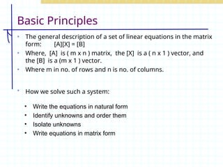 lec 10 gauss elimination mathematics note for engineering subject | PPT