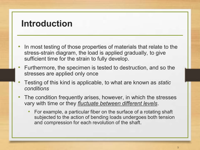 Fatigue Analysis of Structures (Aerospace Application) | PPTX