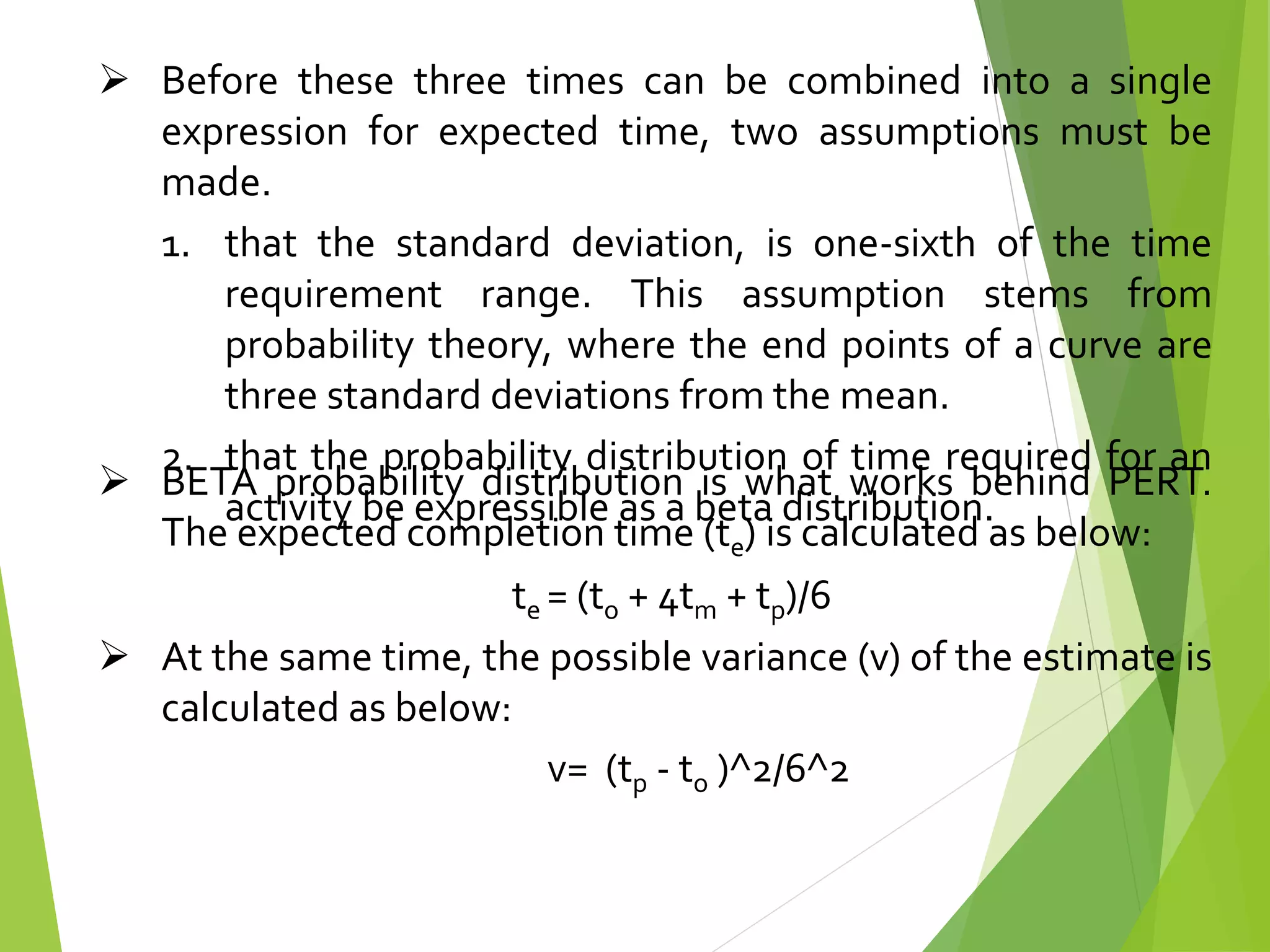 Lec 10 Pert Estimating Techniques Pptx