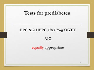 Lec 10 screening of diabetes mellitus for mohs | PPT