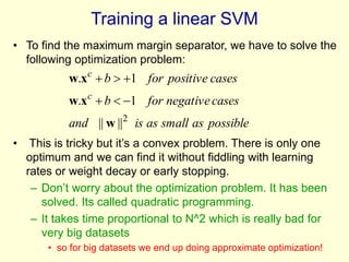 lec10svm.ppt SVM lecture machine learning | PPT