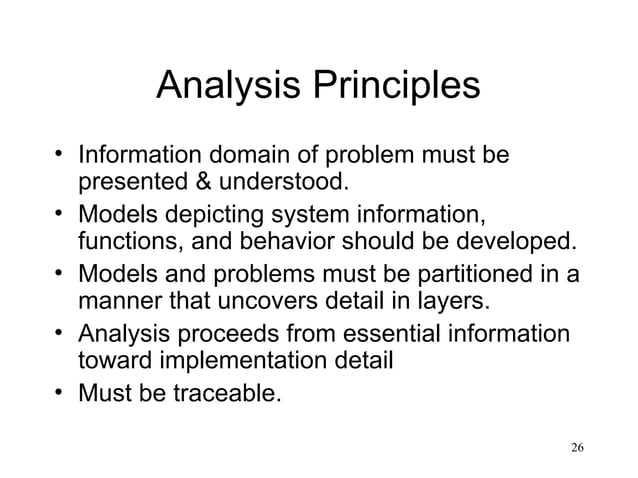 Software Requirements Analysis Lecture Ppt