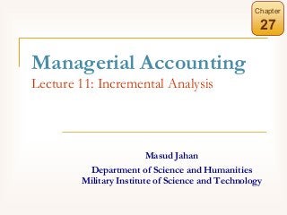 Incremental Analysis | PDF