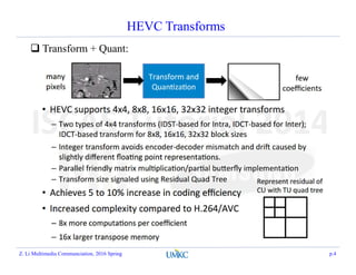 Lec11 rate distortion optimization | PDF