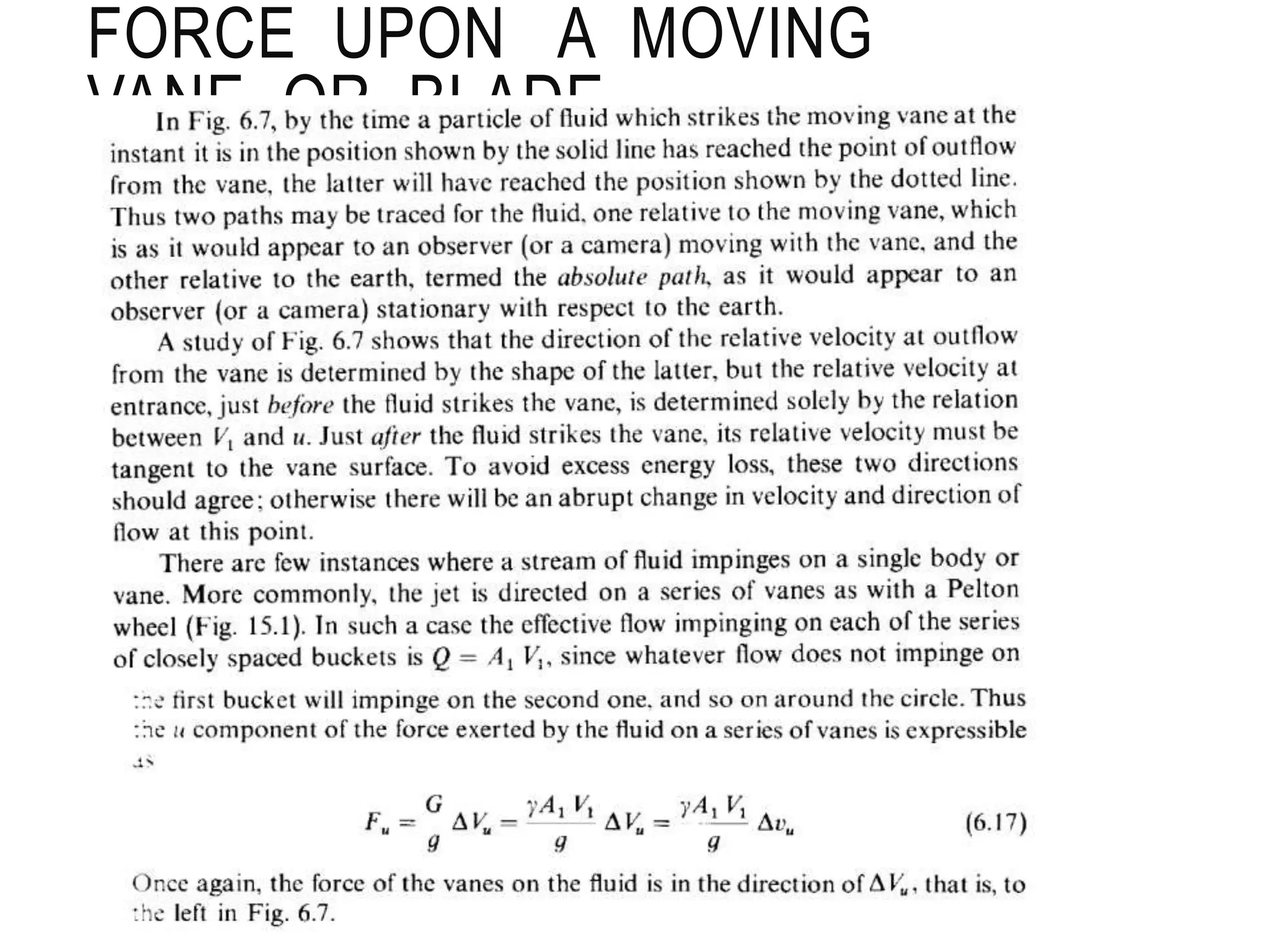 Lec 11 forces on vanes and turbo machinery 02 -fm 2 | PPTX
