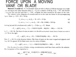 Lec 11 forces on vanes and turbo machinery 02 -fm 2 | PPTX