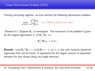 Lecture on linerar discriminatory analysis | PPT
