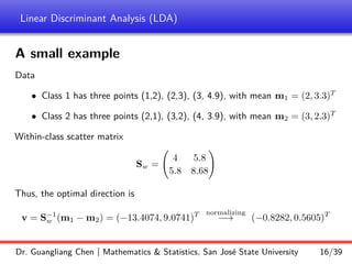 Lecture on linerar discriminatory analysis | PPT