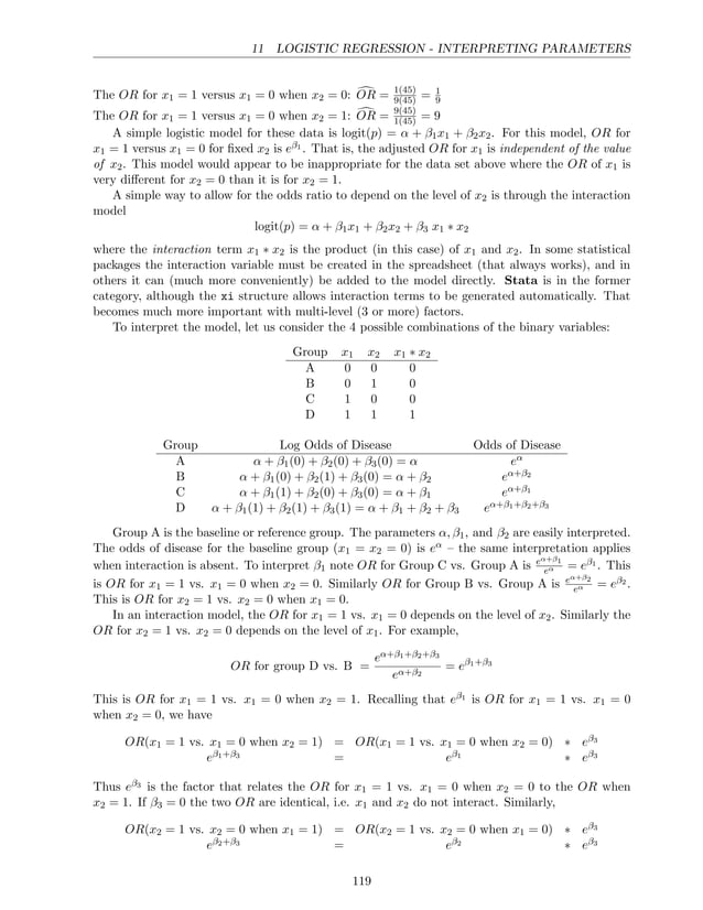 Lec11 logistic regression | PDF