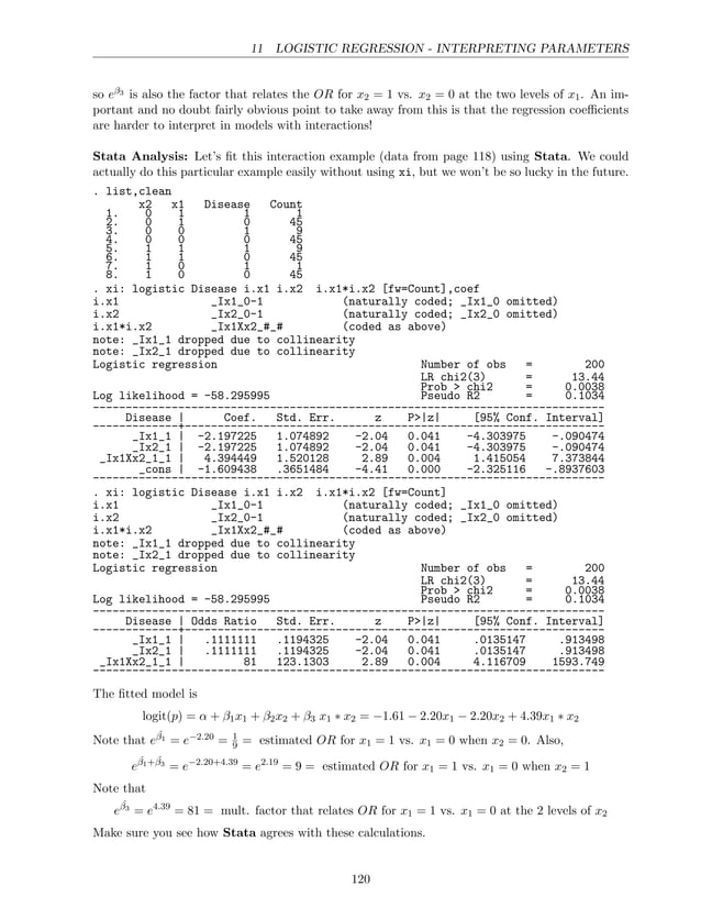 Lec11 logistic regression | PDF