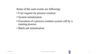 CS403PC Operating System Lec 11 operation of process.pptx | Operating Systems | Computer ...