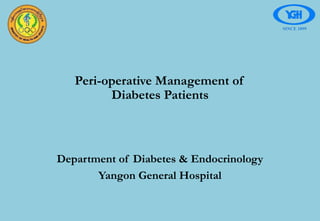 Lec 11 perioperative assessment for diabetes for mohs | PPT