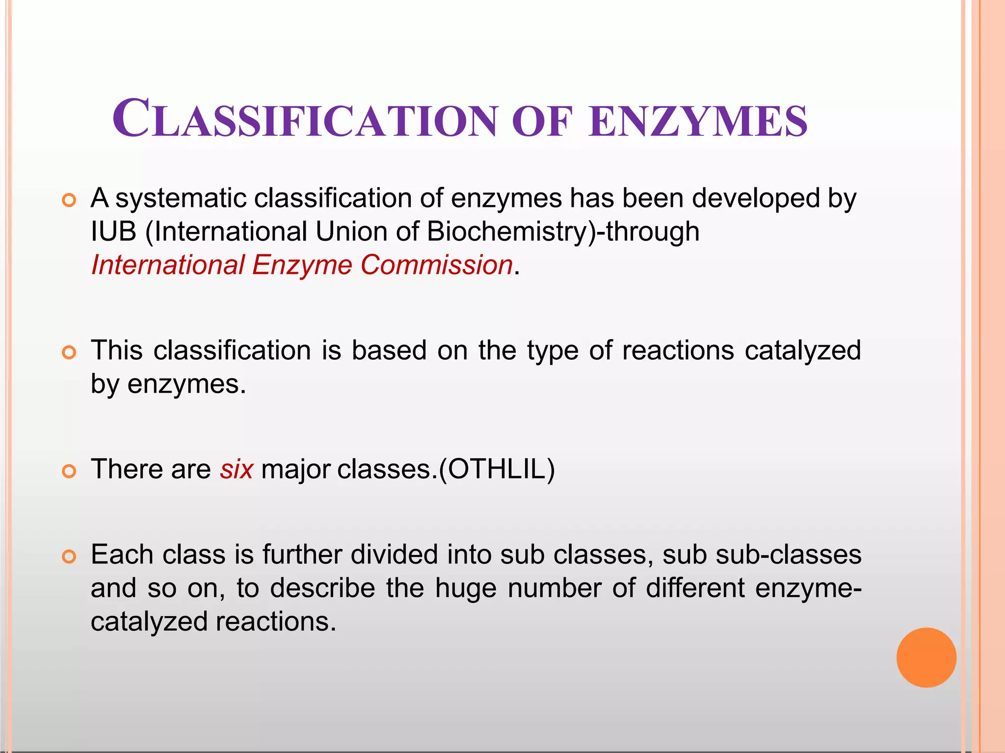 CHEMISTRY OF ENZYMES | PPTX