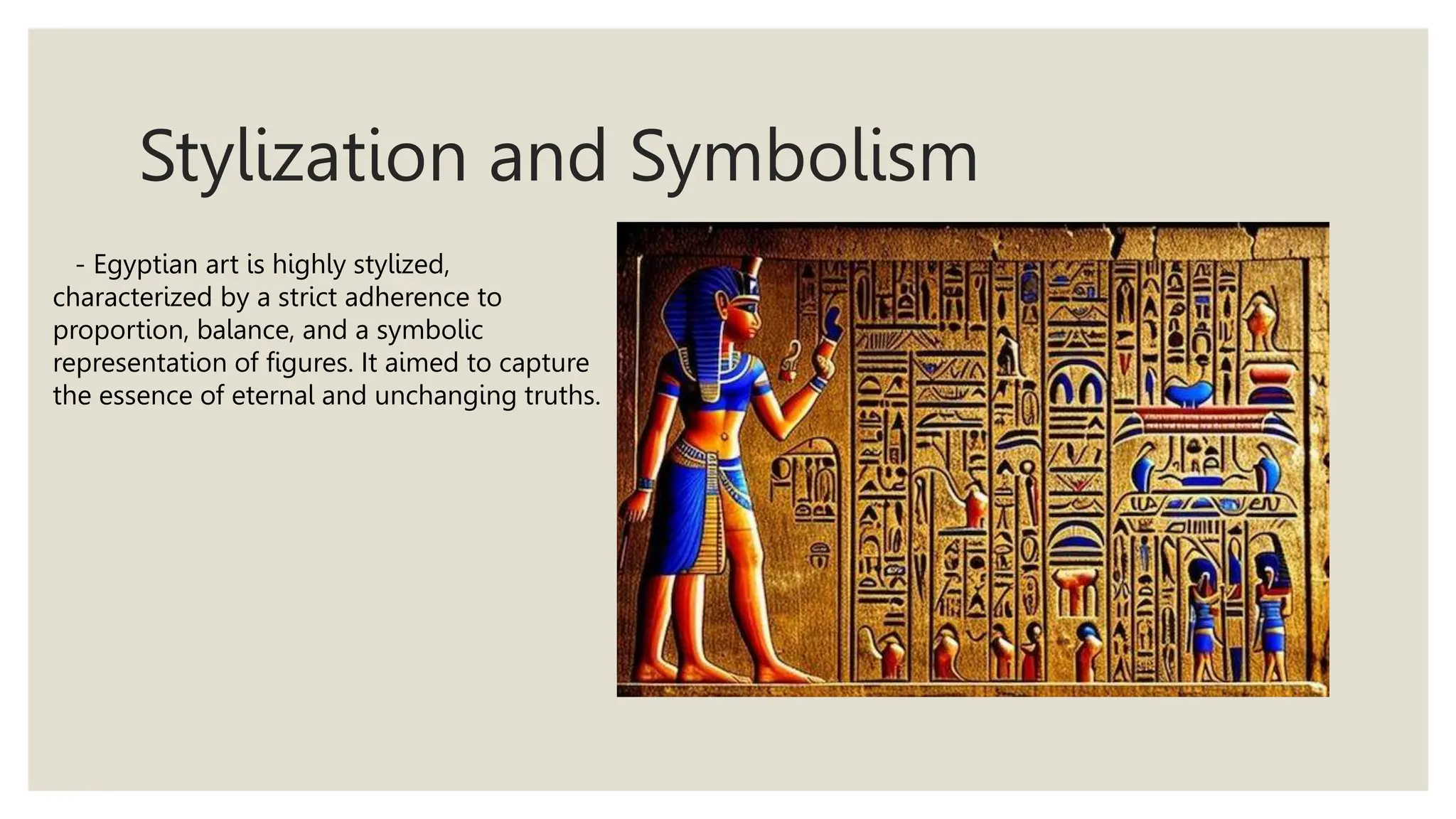 Ancient Egypt Art and Architecture with style and symbol | PPTX