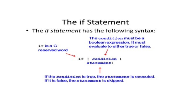 Decision Control Structure If & Else | PPTX
