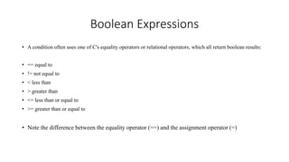Decision Control Structure If & Else | PPTX