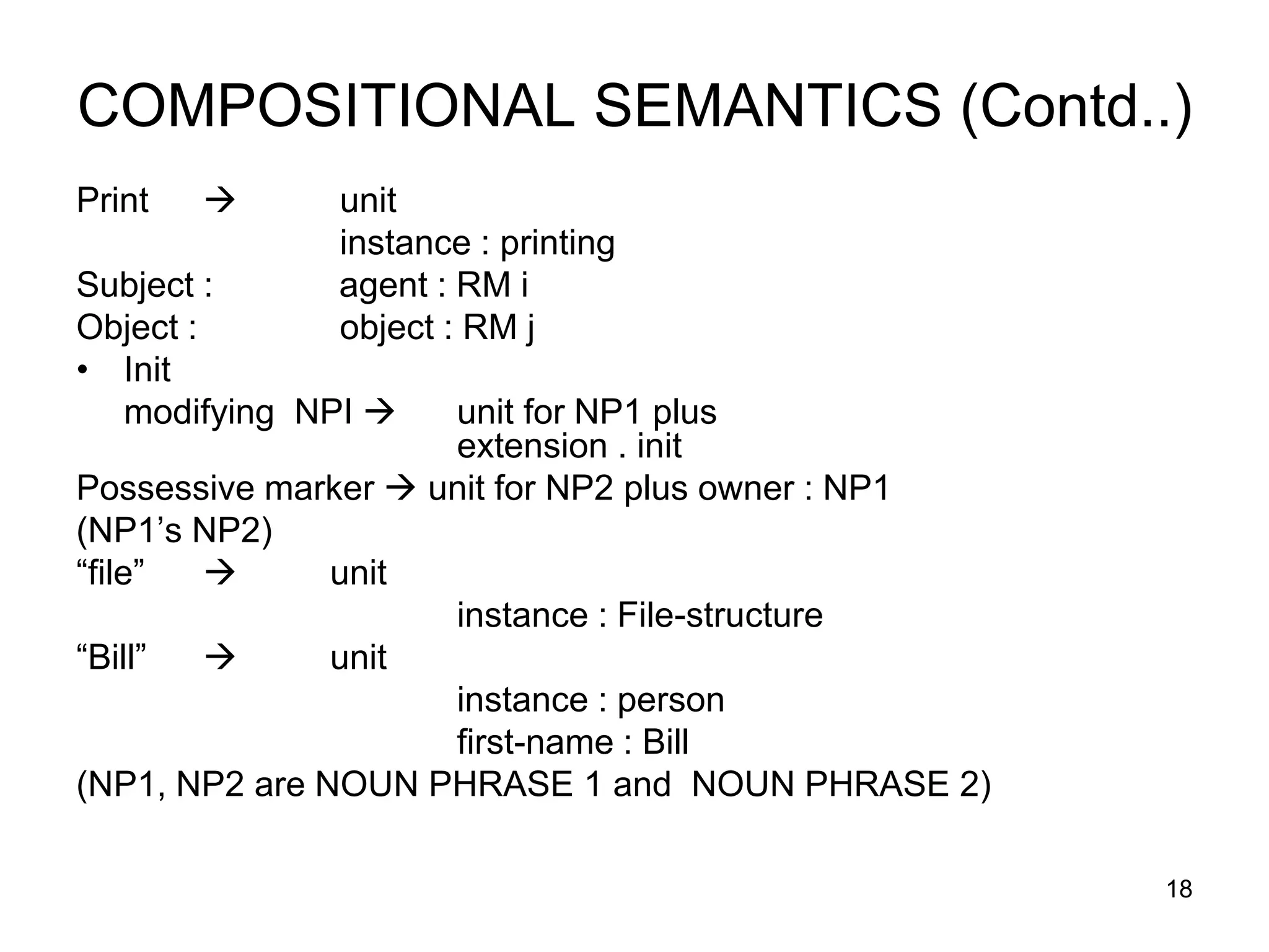 Lec12 semantic processing | PPT