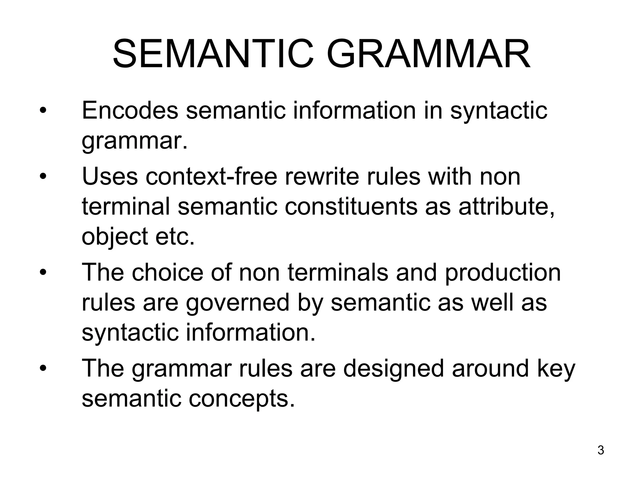 Lec12 semantic processing | PPT