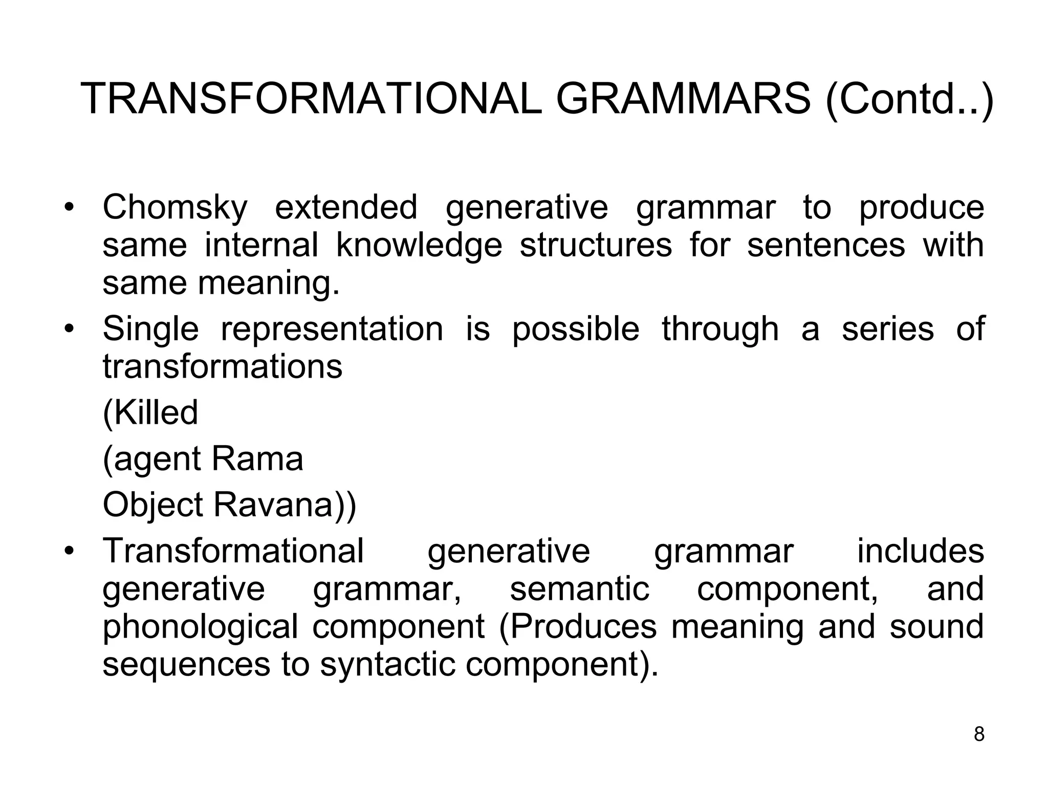 Lec12 semantic processing | PPT