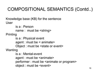 Lec12 semantic processing | PPT