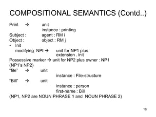 Lec12 semantic processing | PPT