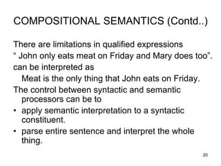 Lec12 semantic processing | PPT