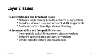 Lec 12 Troubleshooting Complex Layer 2 Issues Pptx
