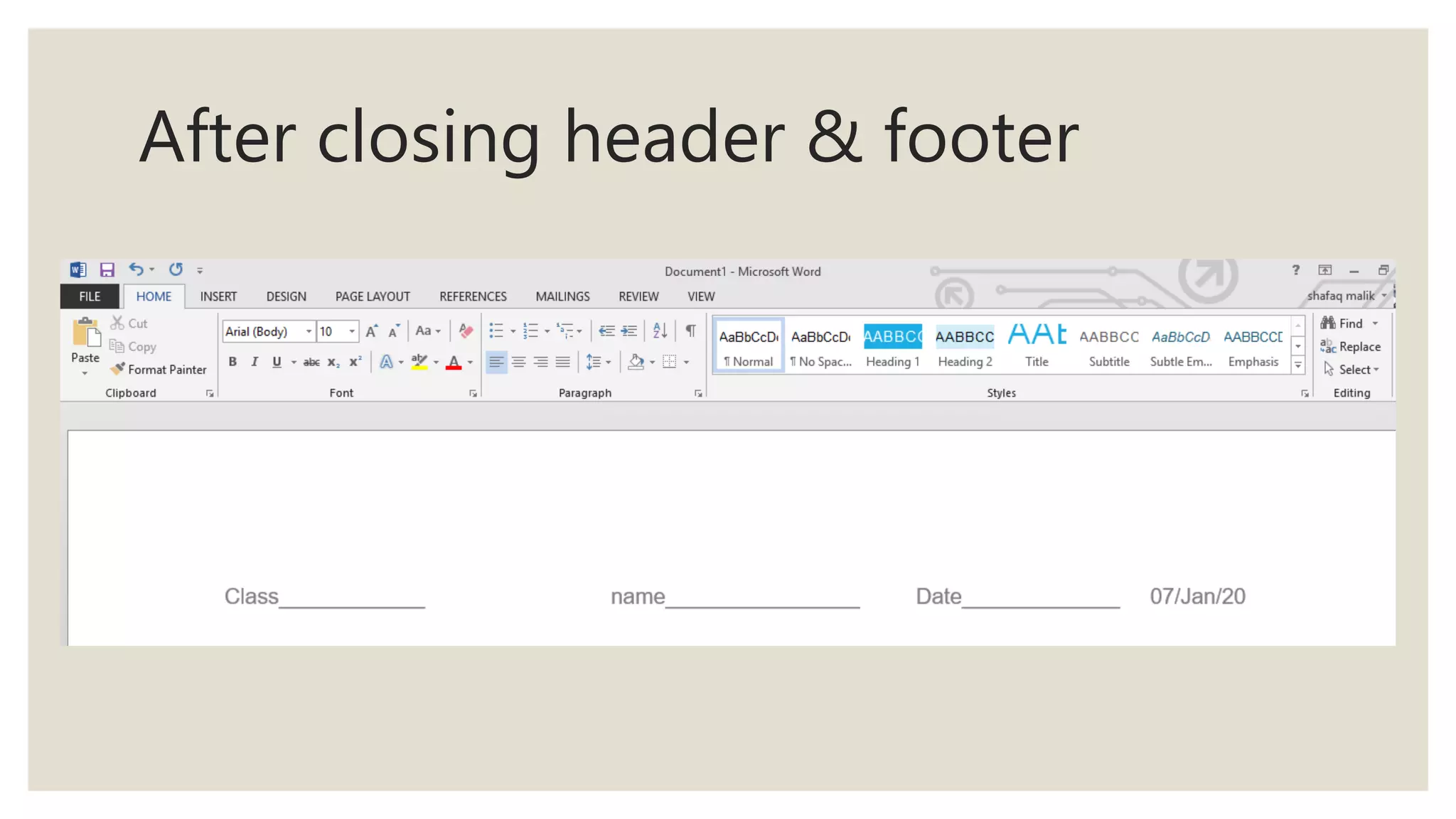 formatting document in ms word | PPTX | Desktop Publishing | Computer ...
