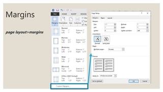 formatting document in ms word | PPTX