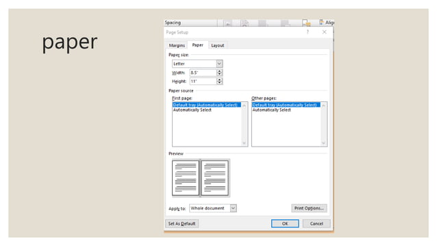 formatting document in ms word | PPTX | Desktop Publishing | Computer Software and Applications
