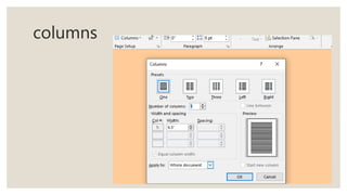 formatting document in ms word | PPTX