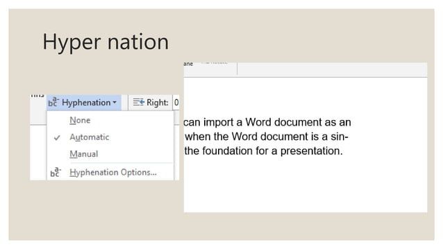 formatting document in ms word | PPTX | Desktop Publishing | Computer Software and Applications