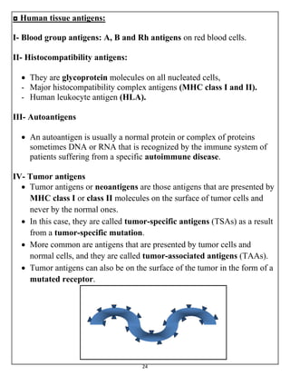 Immunology (Innate and adaptive immune systems) (ANTIGENS (Ag)) | PDF