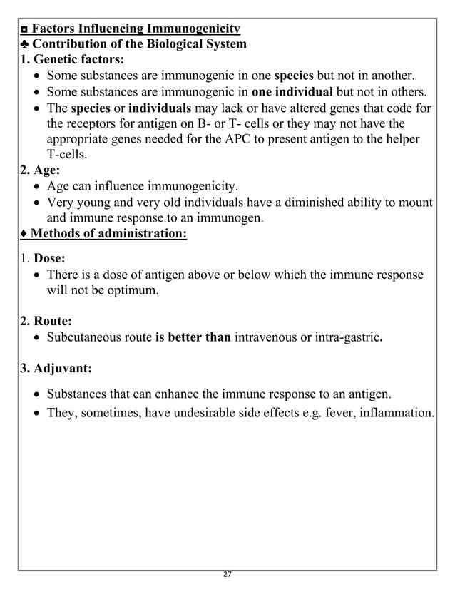 Immunology (Innate and adaptive immune systems) (ANTIGENS (Ag)) | PDF ...