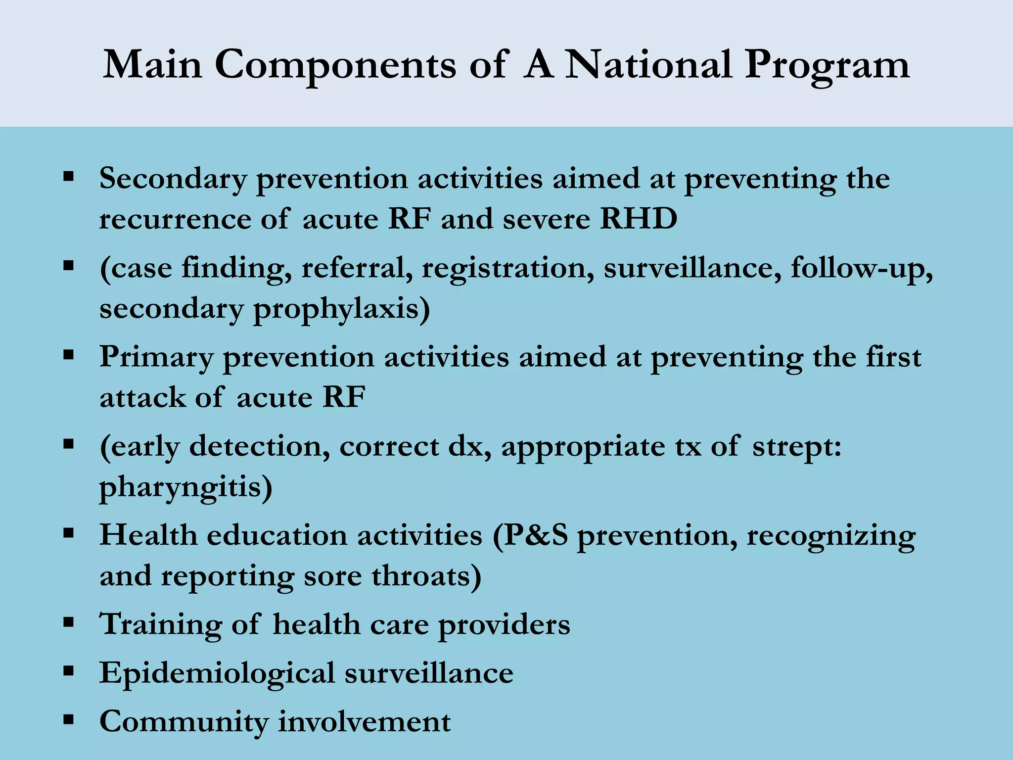Lec 12 management of rheumatic fever rheumatic heart disease for mohs ...