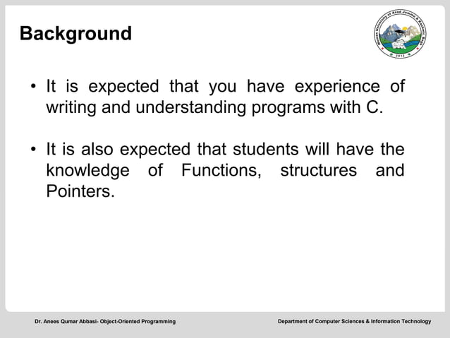 Lec 1 2 Oop Introduction Pdf