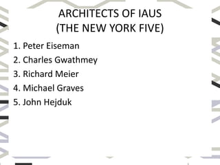 Lec 12 post modernism | PPTX