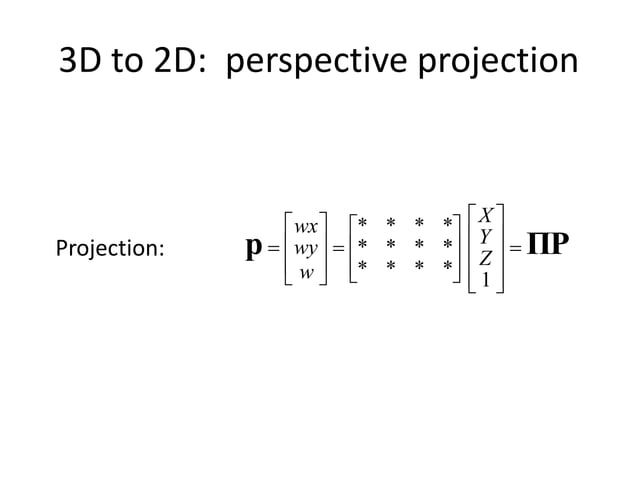 Computer Vision - Single View | PPT