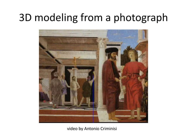 Computer Vision - Single View | PPT