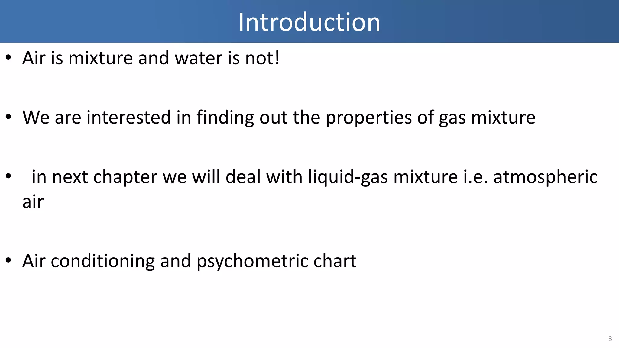Lecture 12 - Gas Mixture | PPTX
