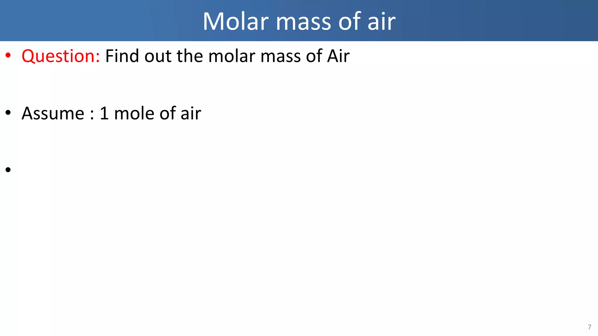 Lecture 12 - Gas Mixture | PPTX