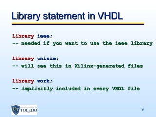 VHDL Part 4 | PPT