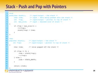 pointer in c through addressing modes esntial in c | PPT