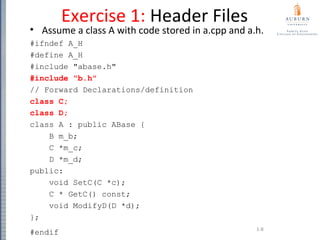 COMP2710 Software Construction: header files | PPT | Programming ...