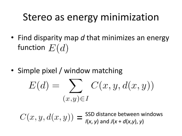 Computer Vision - Stereo Vision | PPTX | 3-D Graphics | Computer Software and Applications